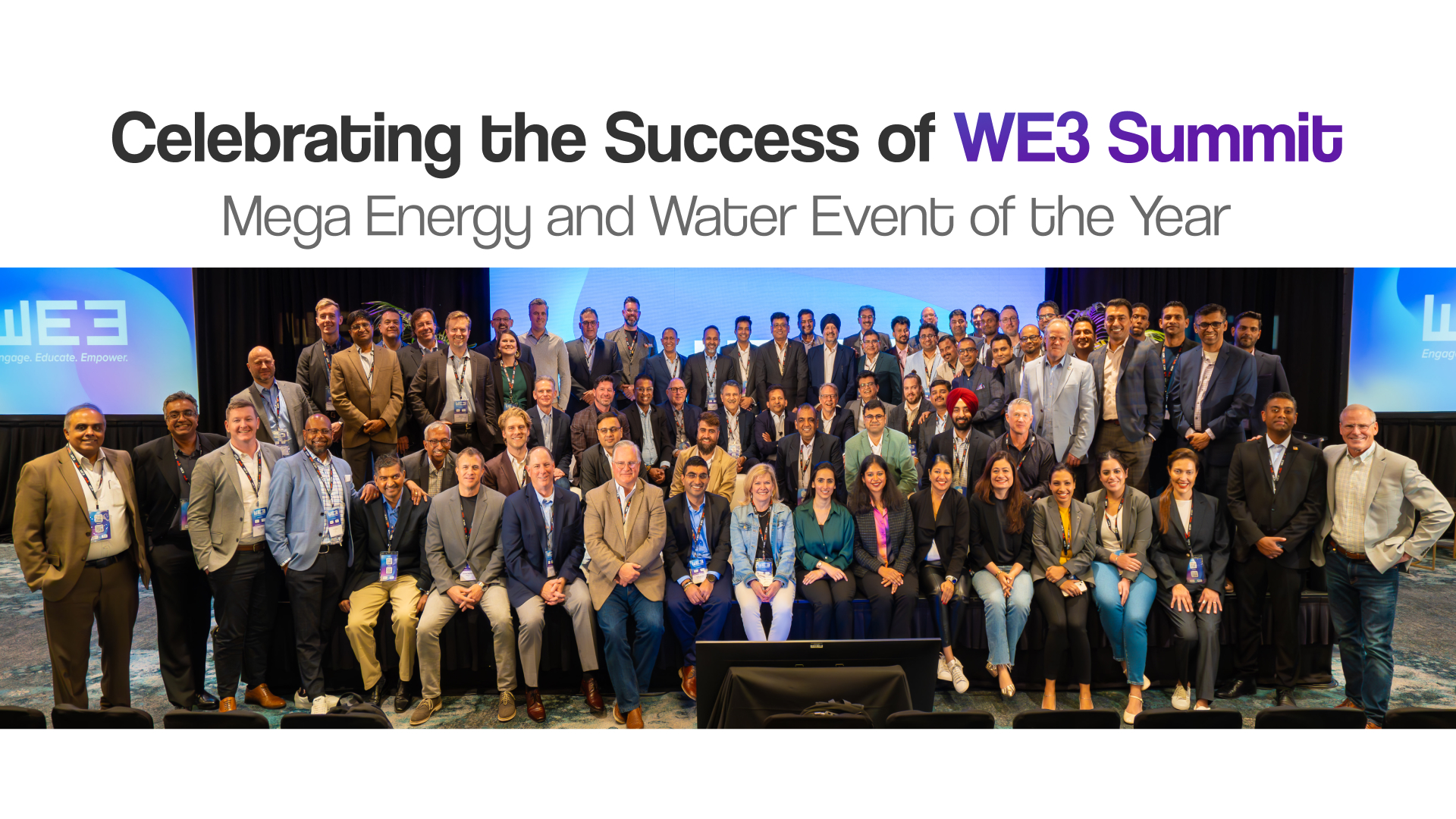 WE3 Summit 2023: Unleashing Sustainable Transformations in Energy and Water